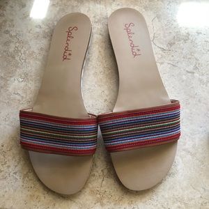 Splendid | Shoes | Splendid Multi Color Slides | Poshmark